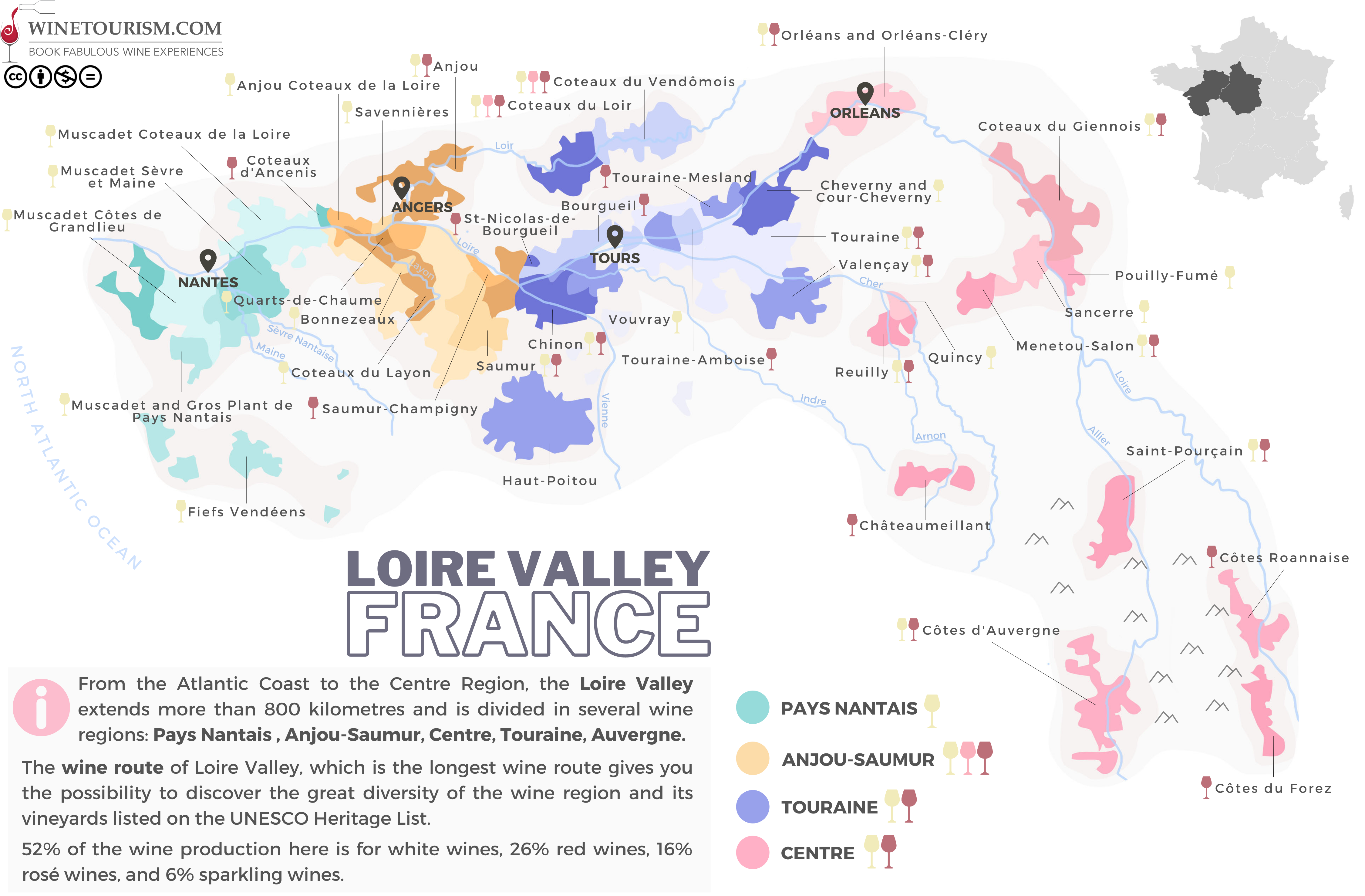 Wine Growing Regions Maps