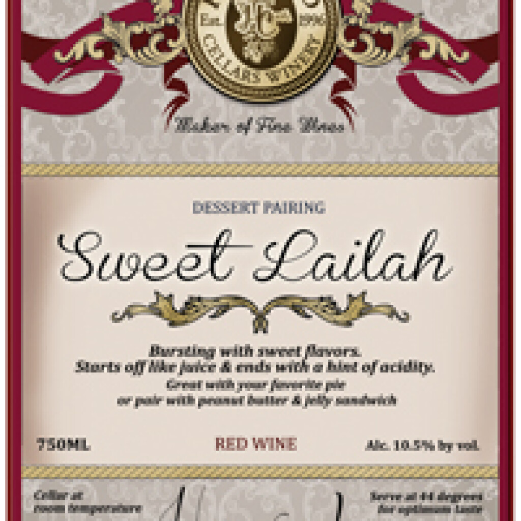 Sweet Lailah - Wines from Hopwood Cellars Winery | Winetourism.com